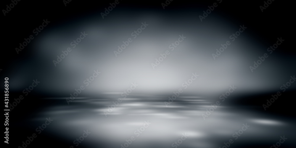 soft gray studio room background, grey floor backdrop with spotlight ...