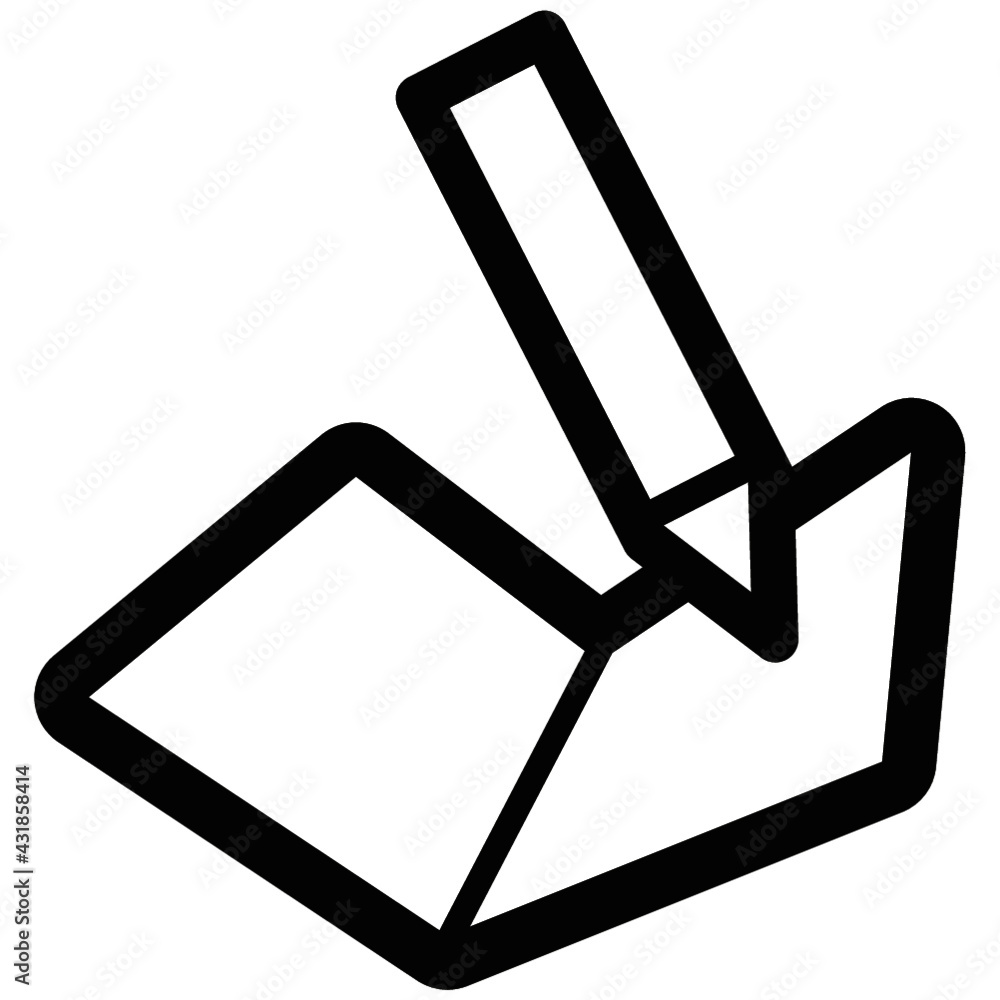 Picto parapheur registre signature crayon Stock Vector | Adobe Stock