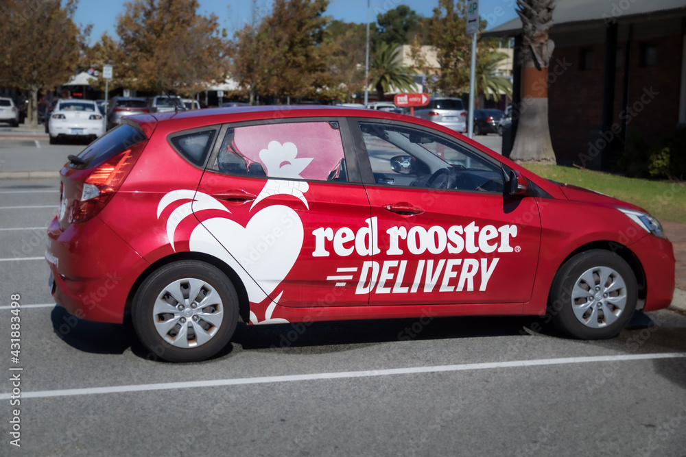 Foto de Perth, Australia - May 5, 2021: Red Rooster Chicken is a ...