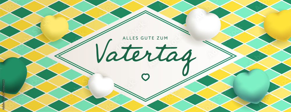 Vektorová grafika „Alles Gute Zum Vatertag sous forme de carte ou ...