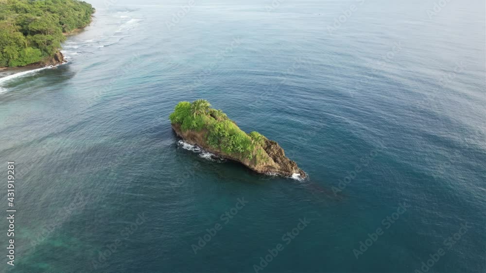 Caribbean Coast of Limon in Costa Rica -aerial views of Cocles, Punta ...
