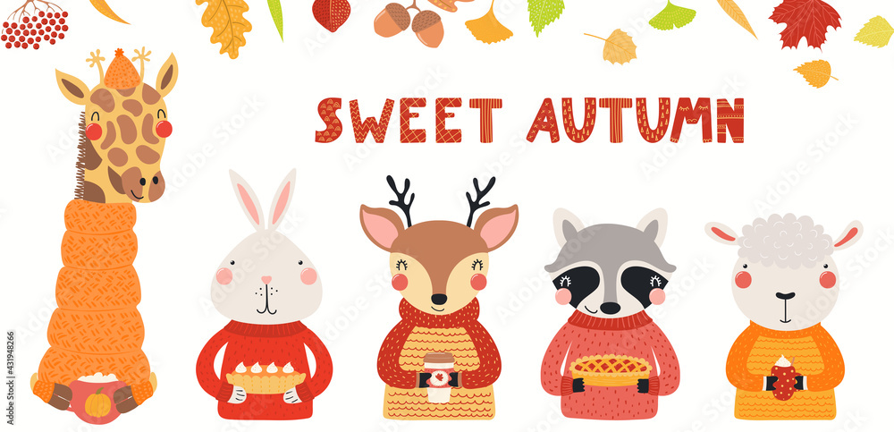 Cute Animals In Sweaters