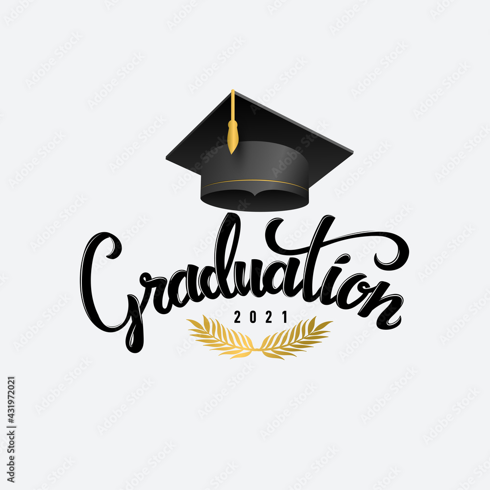 Vetor do Stock: Graduation Class of 2021. Party invitations, posters ...