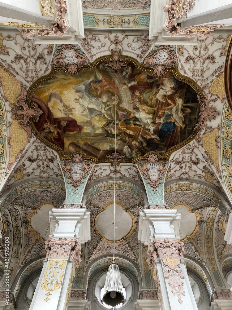 Oppulent Bavarian Baroque and rococo interior style architecture inside ...