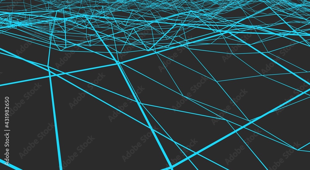 Rendering an abstract background image of grids and lines. Desktop ...