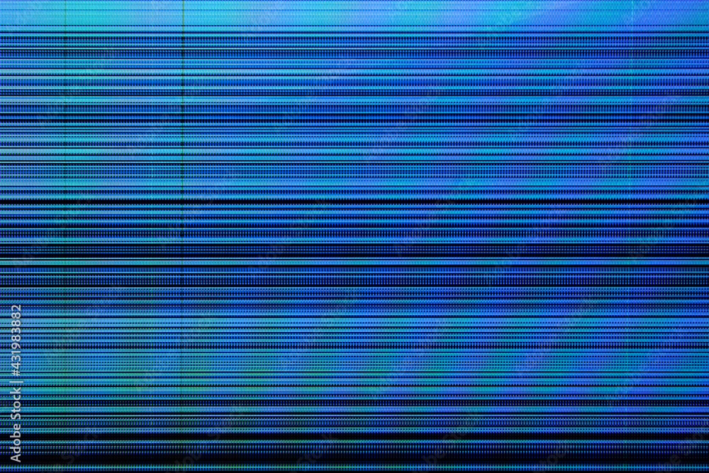 Colorful stripes on a broken LCD TV screen Stock Photo | Adobe Stock