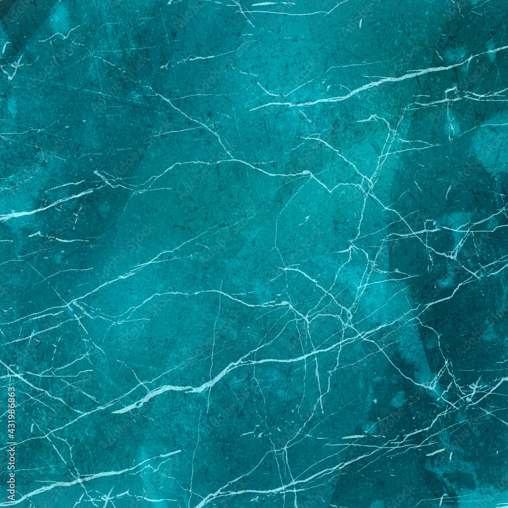 Blue-green abstract background, natural marble texture, stone with ...