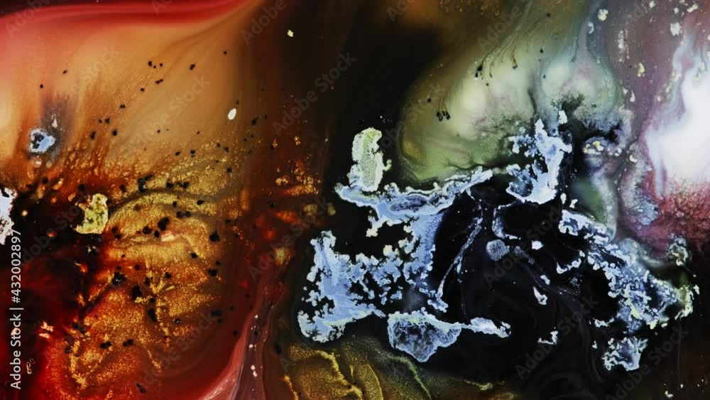 Vidéo Stock Abstract moving rust background. Rust effect with fluid ...