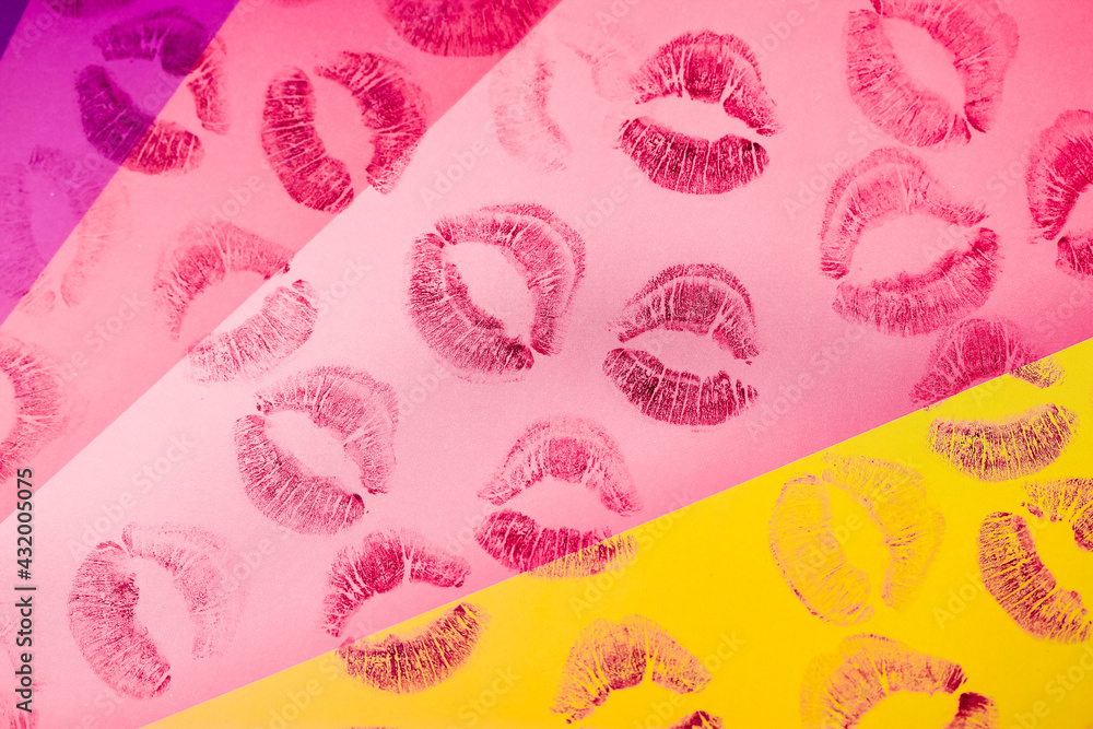Lots Of Lips Background
