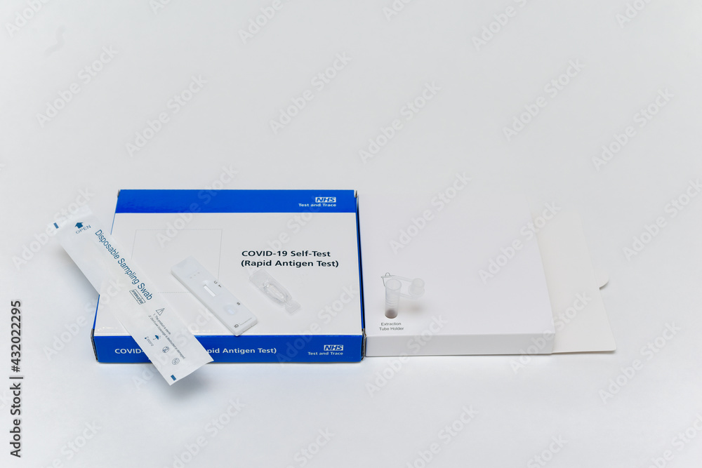 St Albans, Hertfordshire/England - 5 May 2021 - NHS provide coronavirus ...