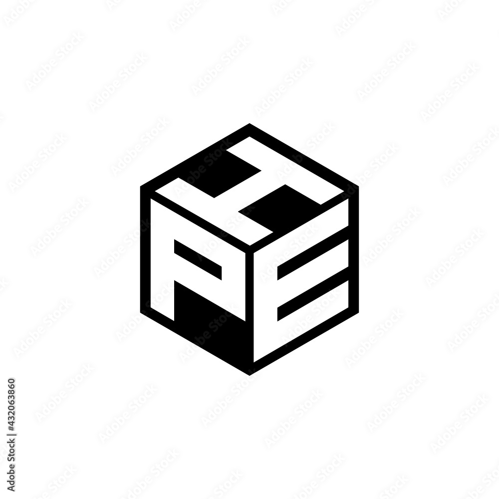 PEH letter logo design with white background in illustrator, vector ...