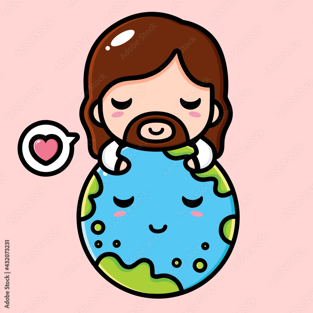 Jesus Cartoon Face