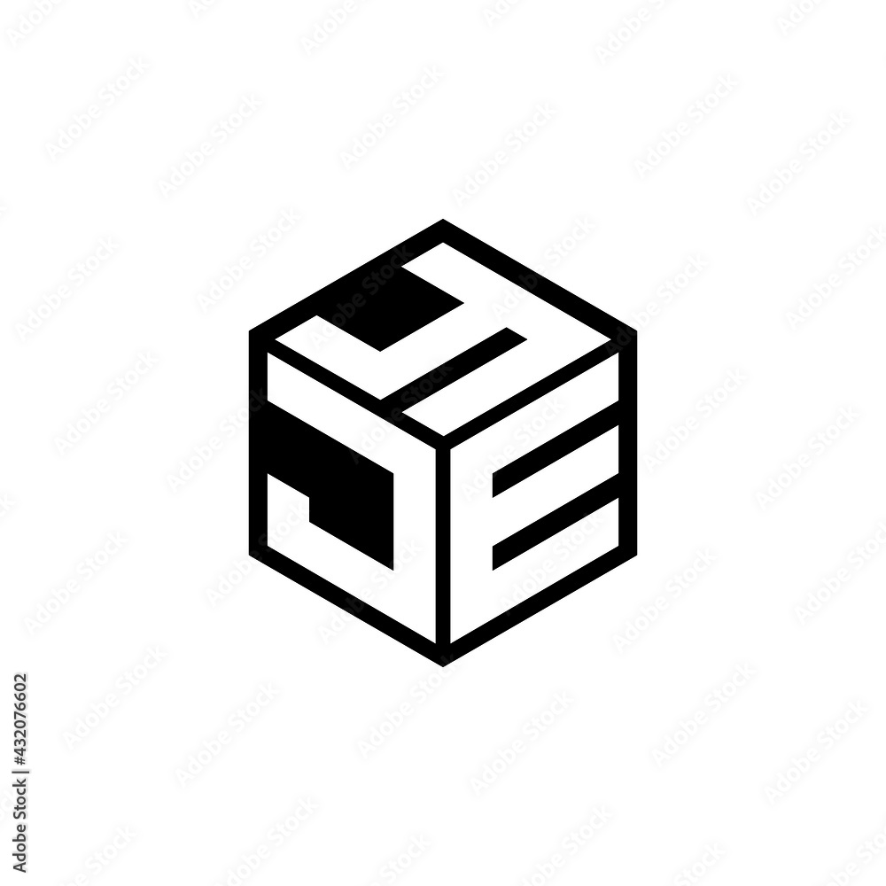 JEY letter logo design with white background in illustrator, vector ...