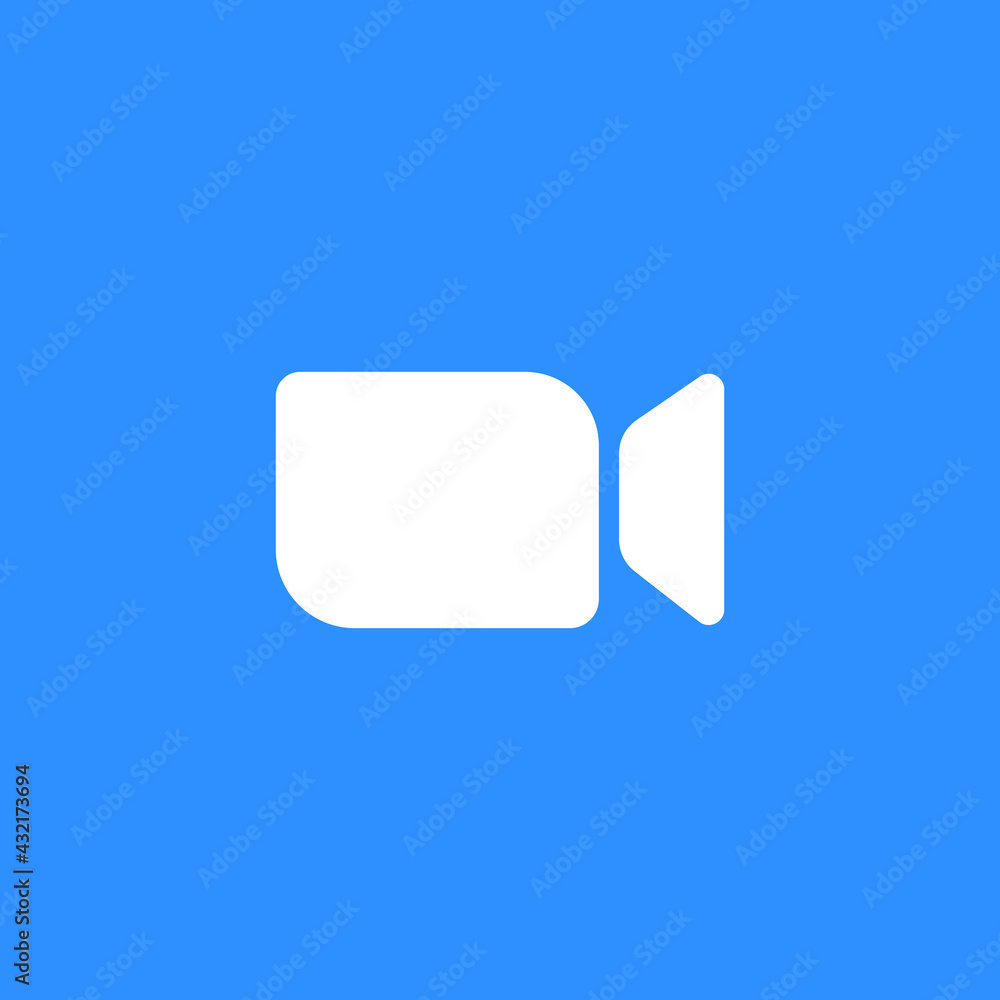 Zoom logo laptop screen. Editorial vector. Kyiv, Ukraine - May 6, 2021 ...