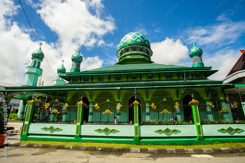 Masjid Jami (Jami Mosque), one of oldest mosque in Ambon City. a ...