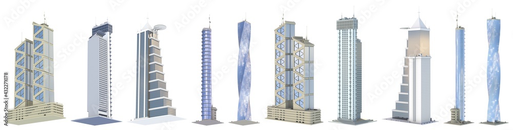 10 different angles views fine detailed renders of fictional design ...