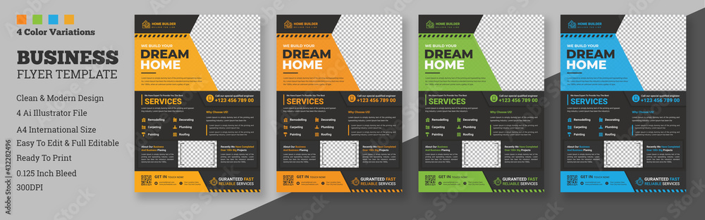 Building Construction Flyers Templates & Designs,Construction Flyer ...