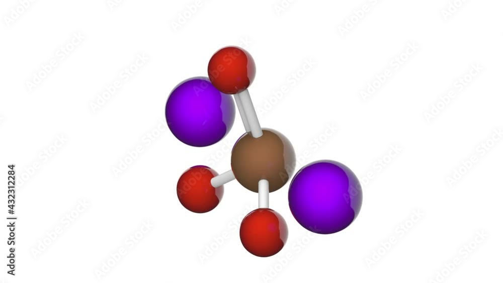Vidéo Stock Sodium tellurite is an inorganic tellurium compound with ...
