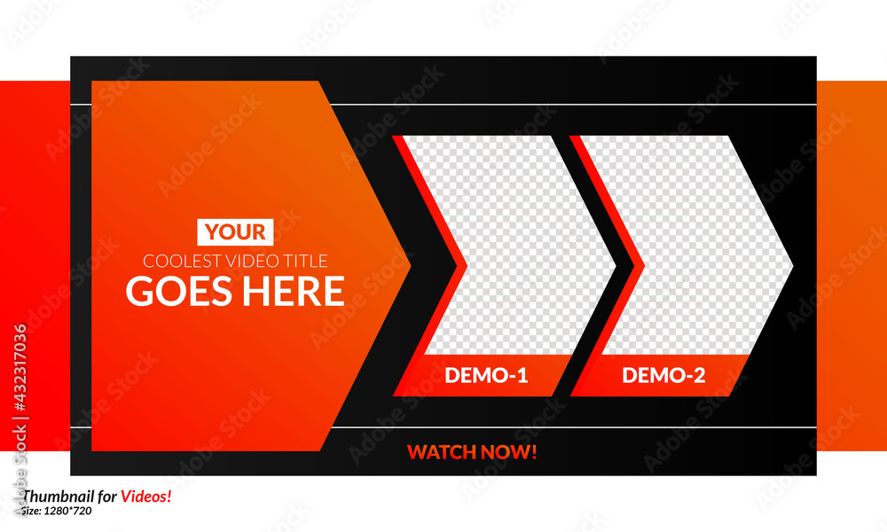 Editable gradient thumbnail template for any videos. gradient gaming ...