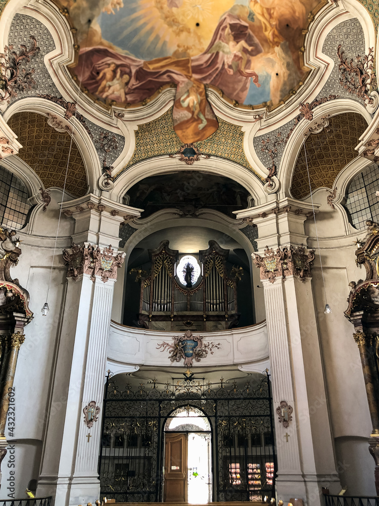 Oppulent Bavarian Baroque and rococo interior style architecture inside ...
