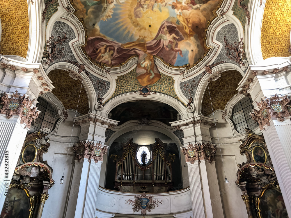 Oppulent Bavarian Baroque and rococo interior style architecture inside ...