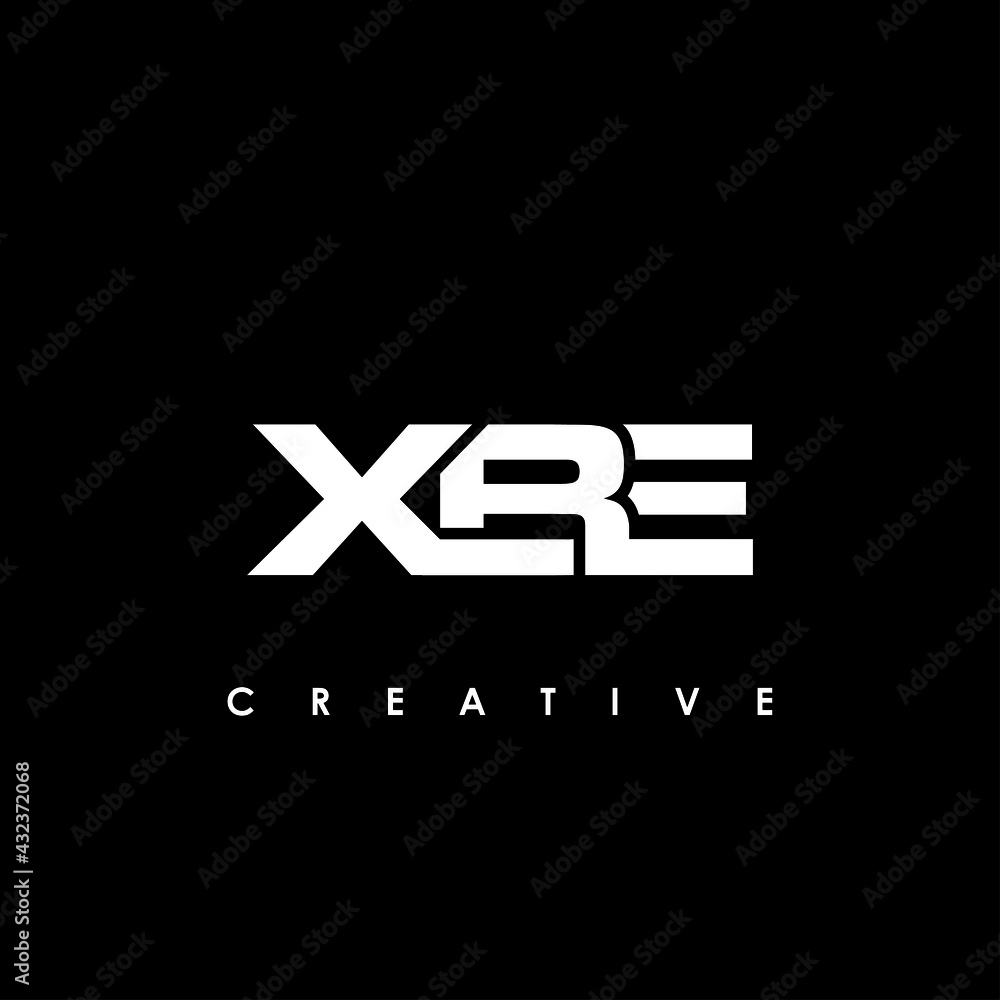 XBE Letter Initial Logo Design Template Vector Illustration Stock ...