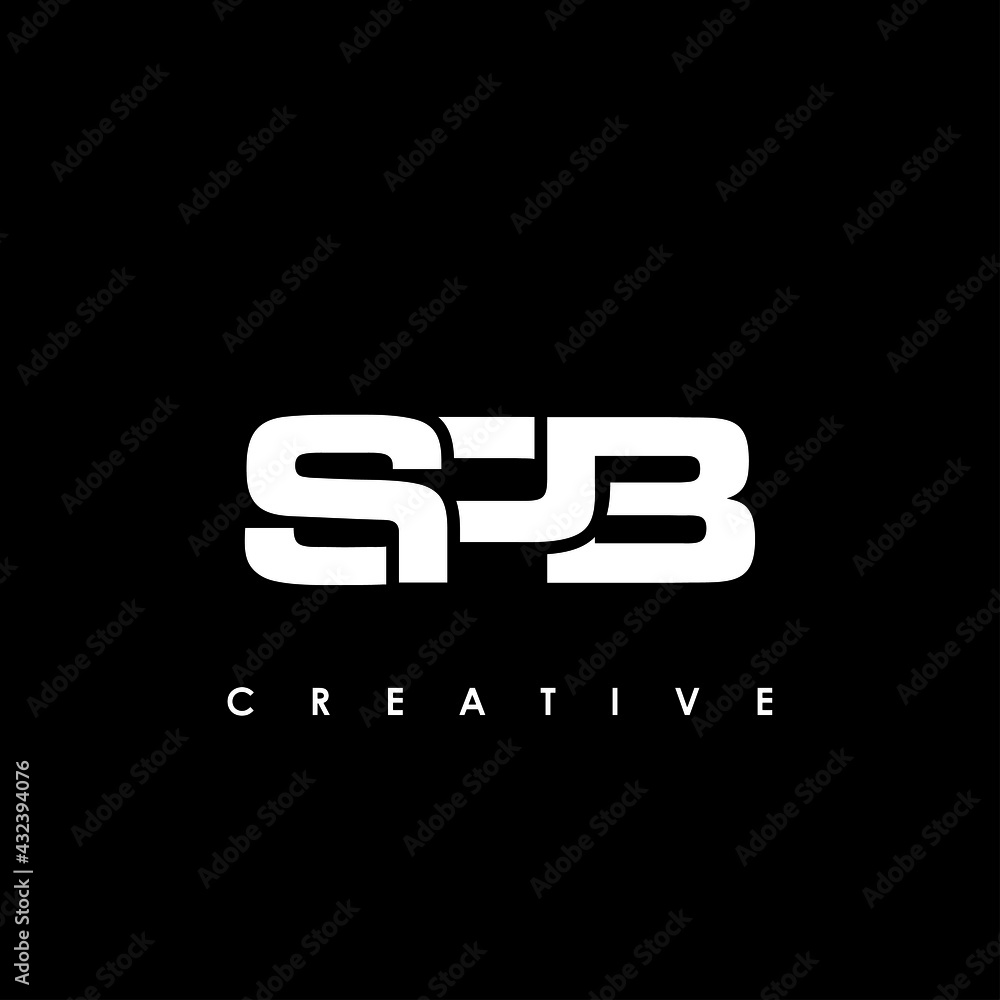 SPB Letter Initial Logo Design Template Vector Illustration Stock ...