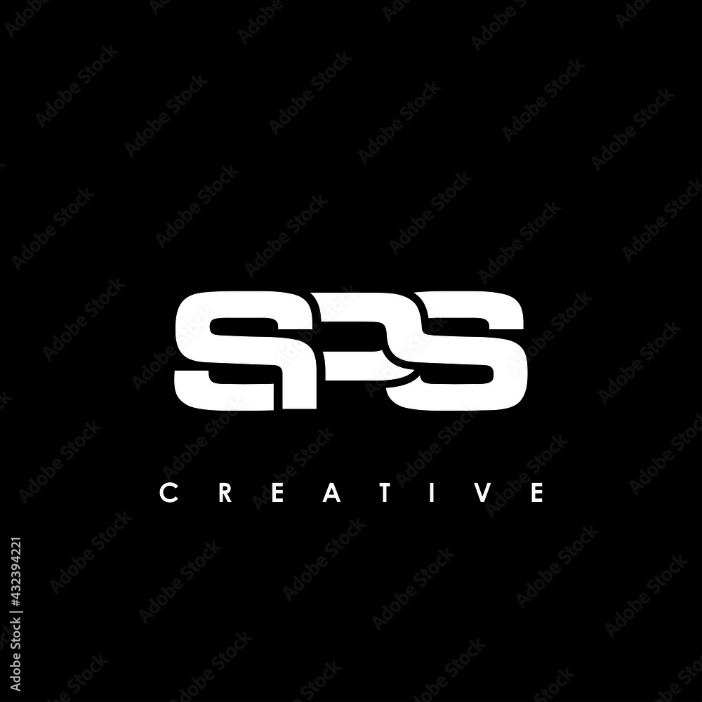 SPS Letter Initial Logo Design Template Vector Illustration Stock ...