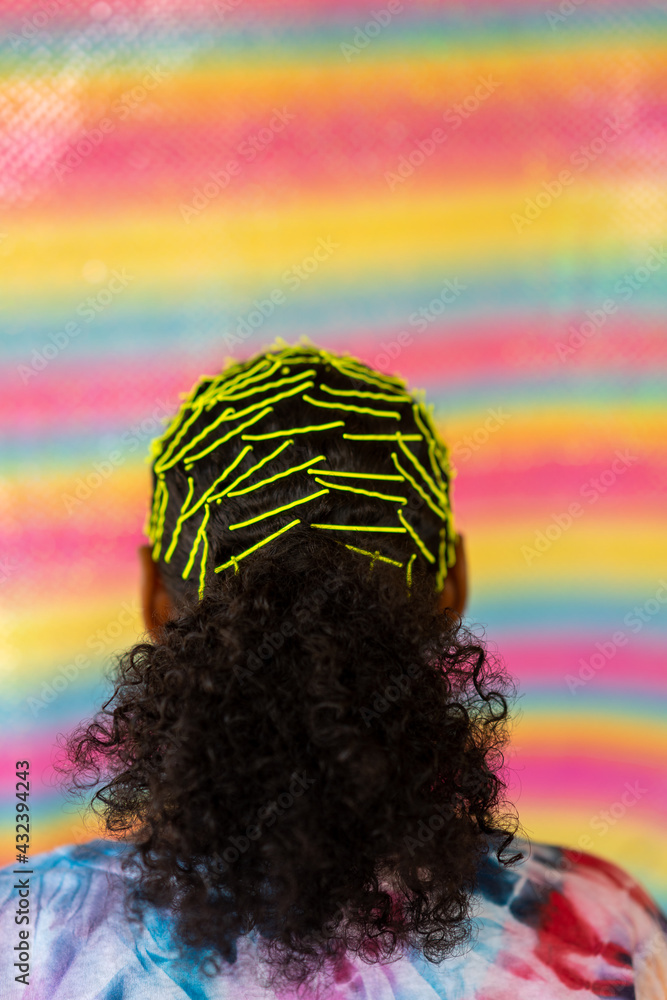 Hair portrait Stock Photo | Adobe Stock