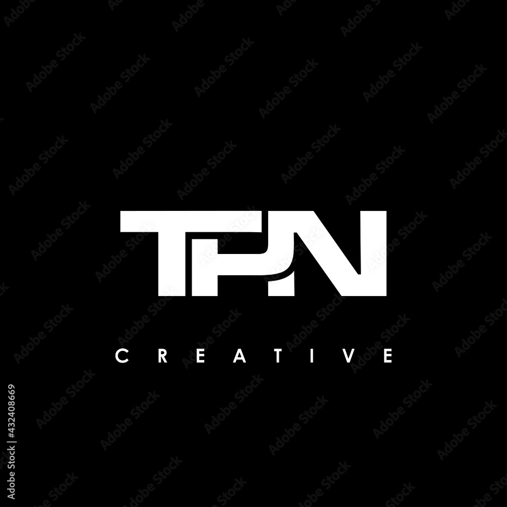 TPN Letter Initial Logo Design Template Vector Illustration Stock ...