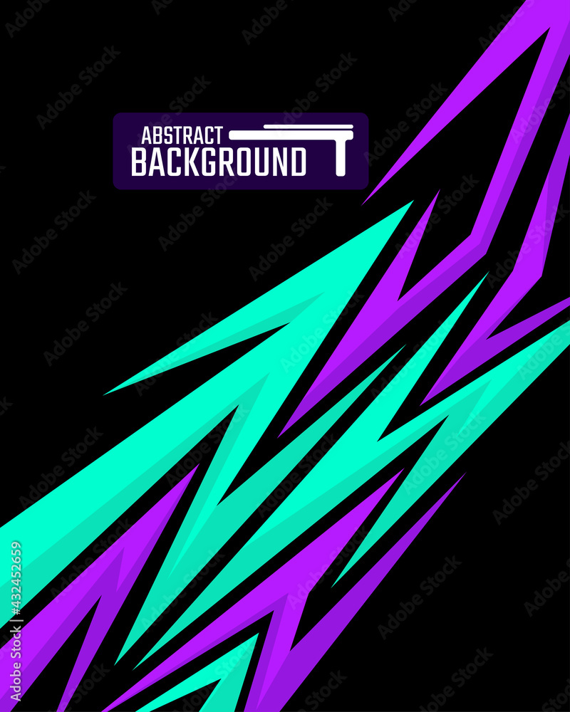 Abstract geometric backgrounds for sports and games. Abstract racing ...