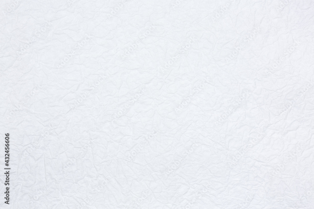 crumpled and wrinkled white wrap paper. abstract background in high ...