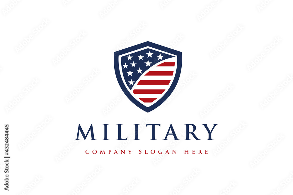 american flag logo design for veterans,presidents day template Stock ...
