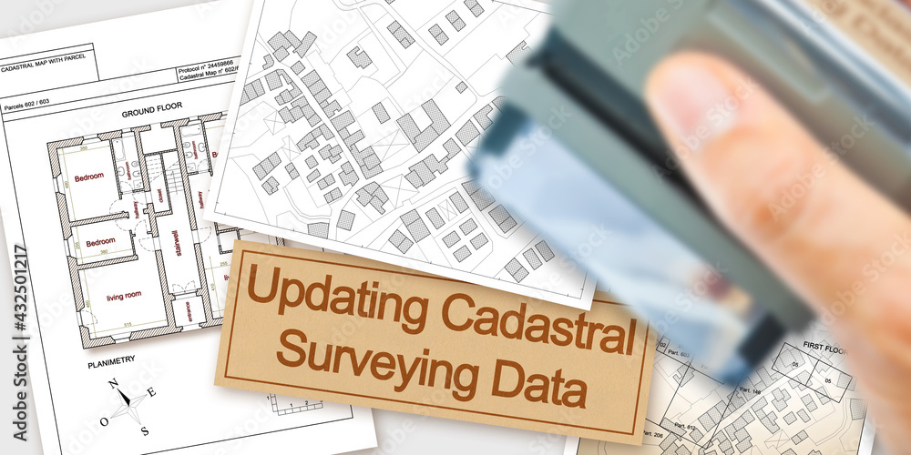Updating public cadastral digital surveying databases and information ...