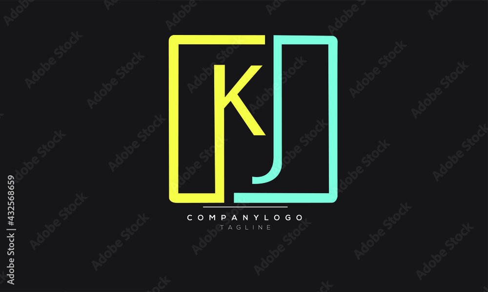 Alphabet letters Initials Monogram logo KD, KD INITIAL, KD letter Stock ...