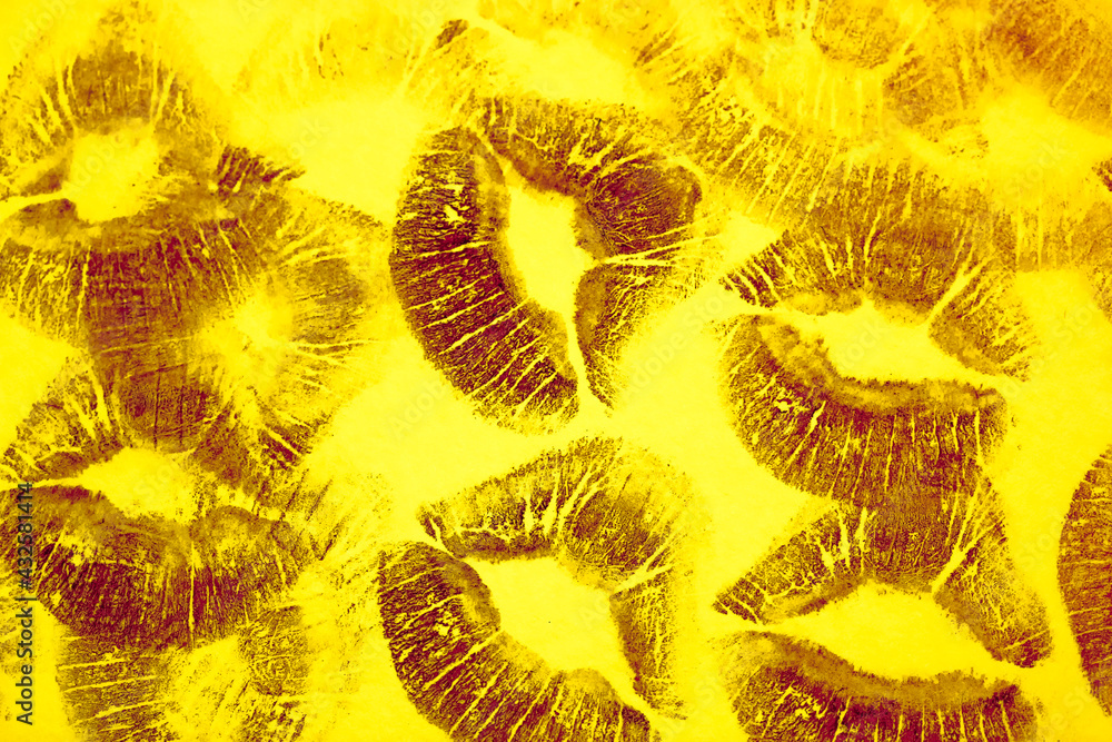 Lots Of Lips Background