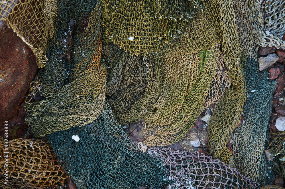 A fishing net is a net used for fishing. Nets are devices made from ...