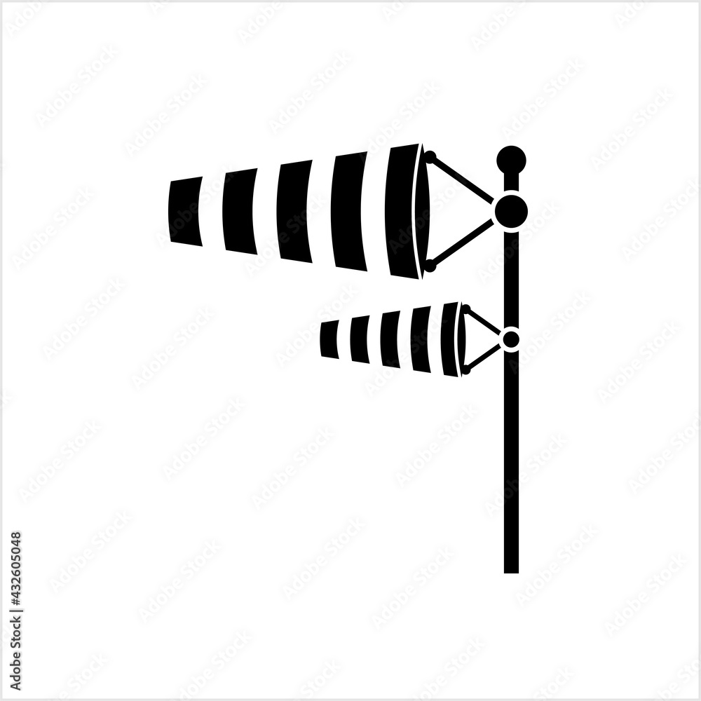 Wind Direction Indicator Vector