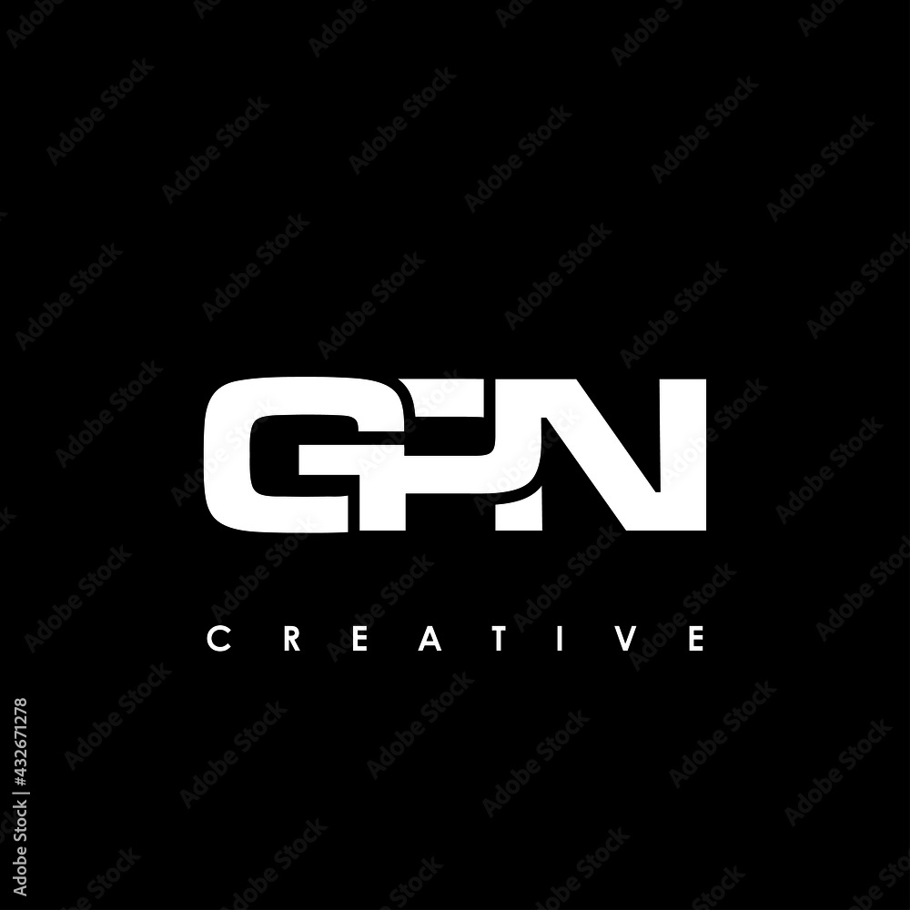 GPN Letter Initial Logo Design Template Vector Illustration Stock ...
