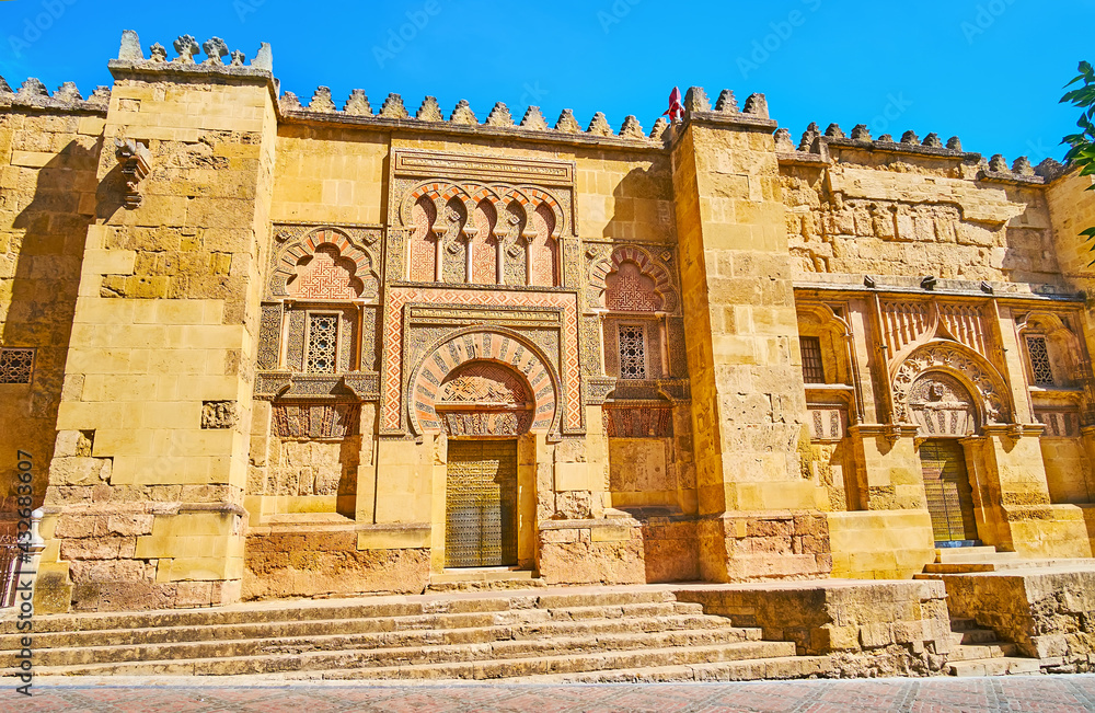 The Puerta del Espiritu Santo gate and Postigo del Palacio door of ...