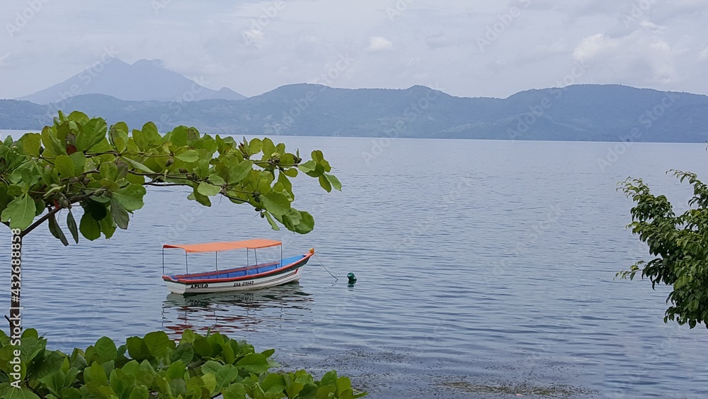 Lago de Ilopango, El Salvador Stock Photo | Adobe Stock
