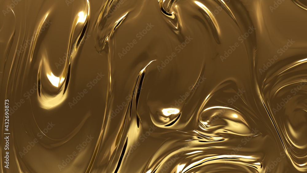 Liquid Gold Stock Illustration | Adobe Stock
