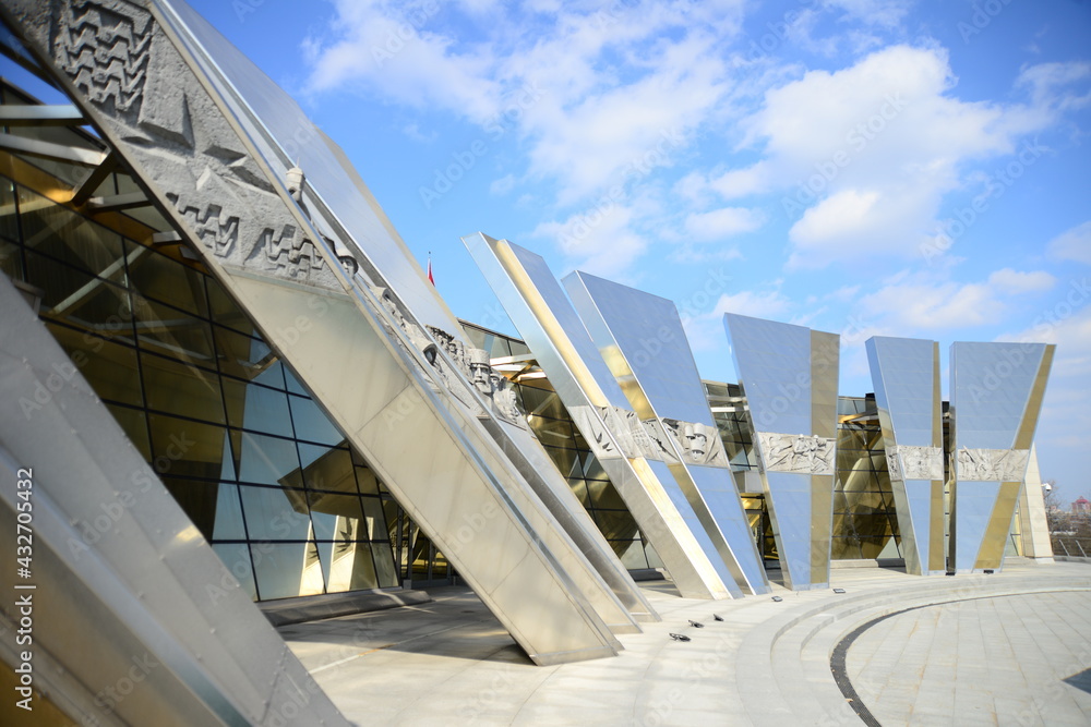 MINSK, BELARUS - APRIL 15, 2019: Obelisk at the Belarusian Great ...