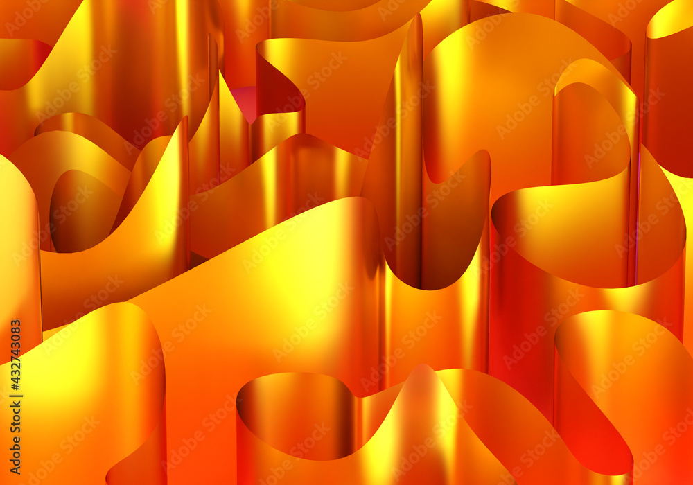 Background curves line. Golden abstract background. Background curves ...