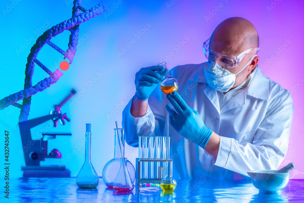 DNA mutation concept. Gentik is involved in genome modification ...