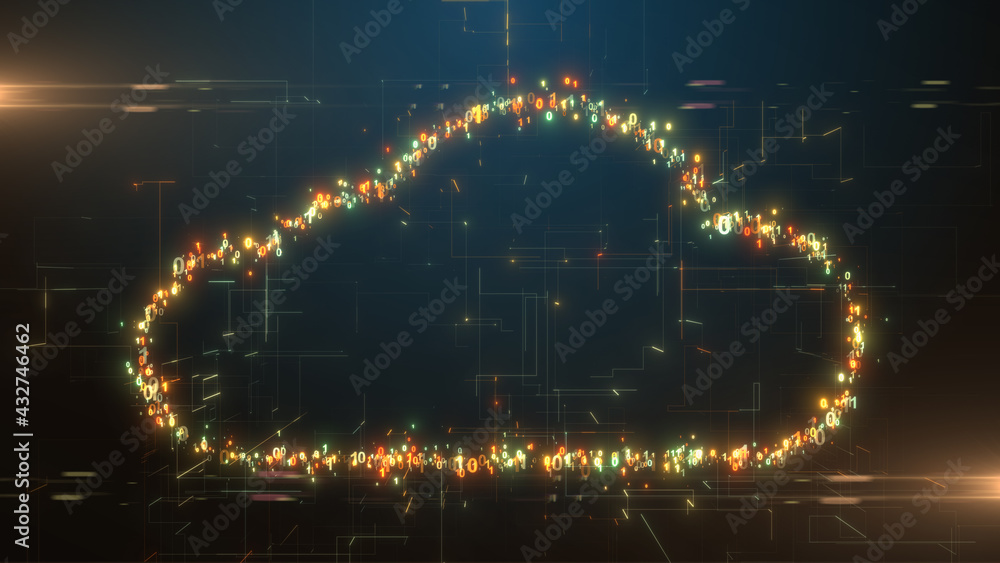 Cloud computing artificial intelligence AI information technology of ...