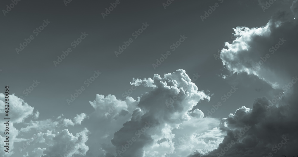 Dark dramatic sky and clouds. Background for death and sad concept ...