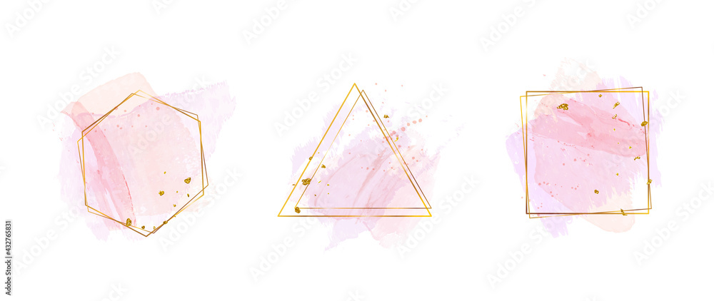 Luxury Gold invite frame design vector. Invitation design for wedding ...