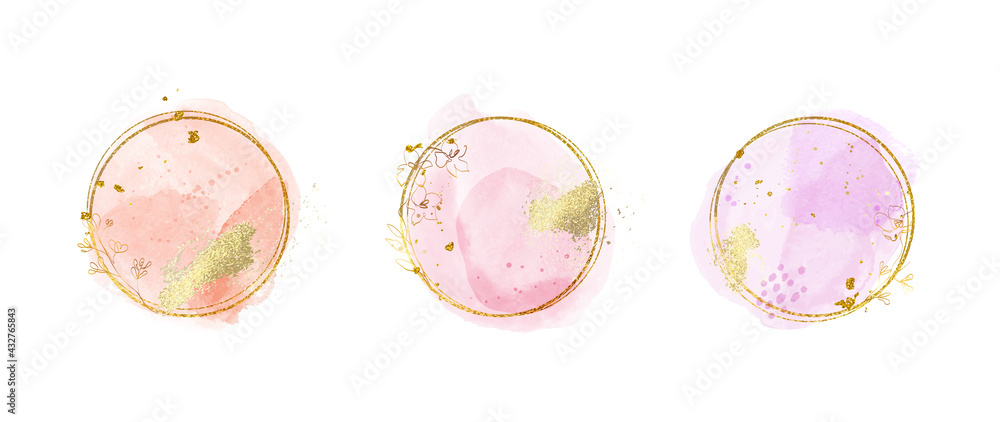 Luxury Gold invite frame design vector. Invitation design for wedding ...