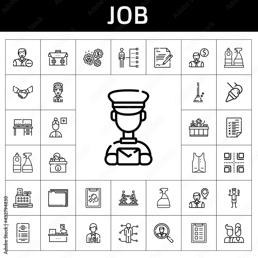 Job Tasks Icons